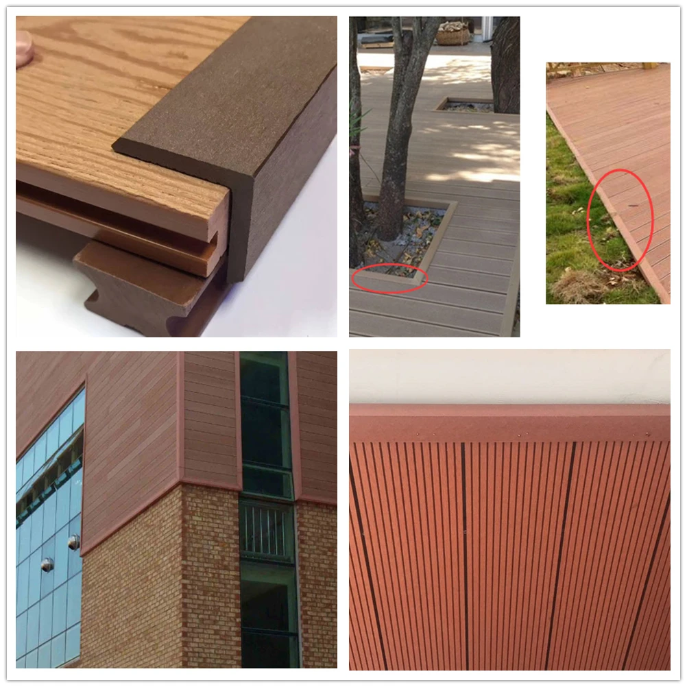 WPC Edge Cover for Wood Plastic Composite Panels & Flooring