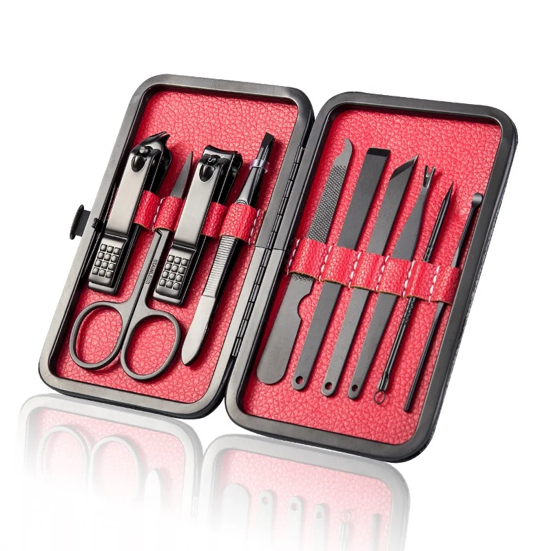 Manicure Set 10 Pcs Personal Manicure & Pedicure Set Travel Grooming ...