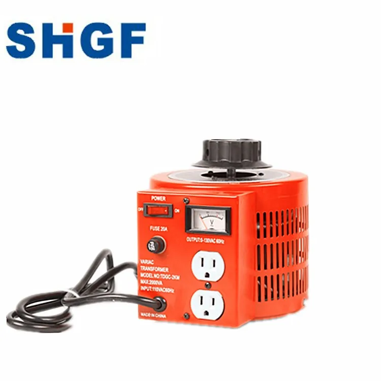 TDGC-2KVA 220V 110V Variable Variac Transformer - ISO9001:2008 Certified