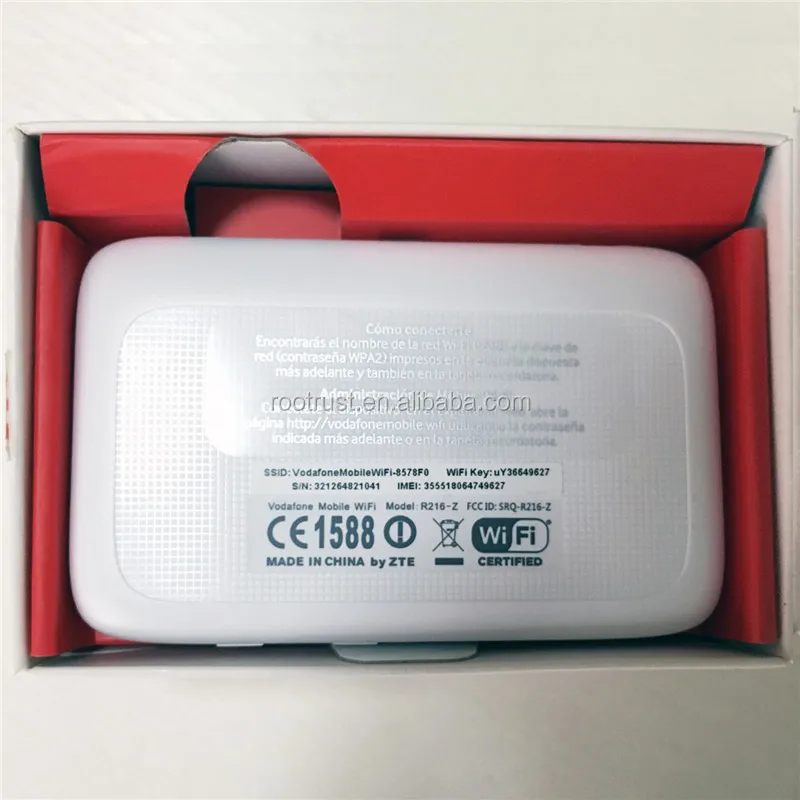 Unlocked 2300mah Zte Vodafone R216 R216-z 4g Mobile Wifi Hotspot ...