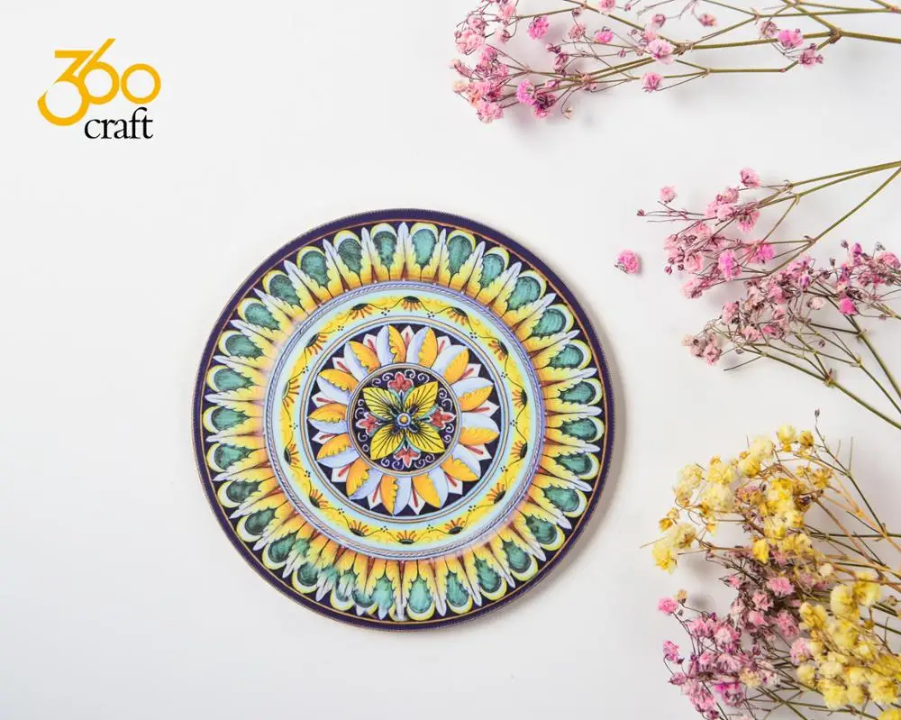 Melamine Tea Laminated Wood Table Mats - Customizable