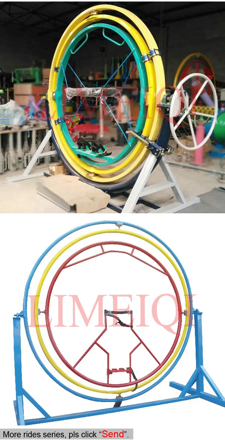 Park Gyro Rides Indoor And Outdoor Amusement Ride 3d Human Gyroscope ...