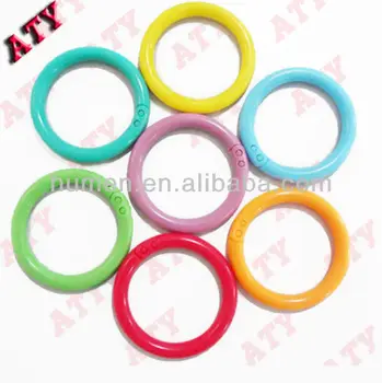 New Colorful Plastic Jump Ring - Buy Rubber Jump Rings,Plastic Fake ...