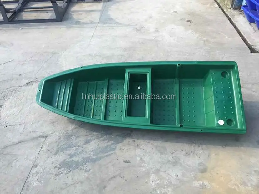 Single 3 Person Hard Bottom Plastic Dinghy Fish Boat - Buy Plastic ...