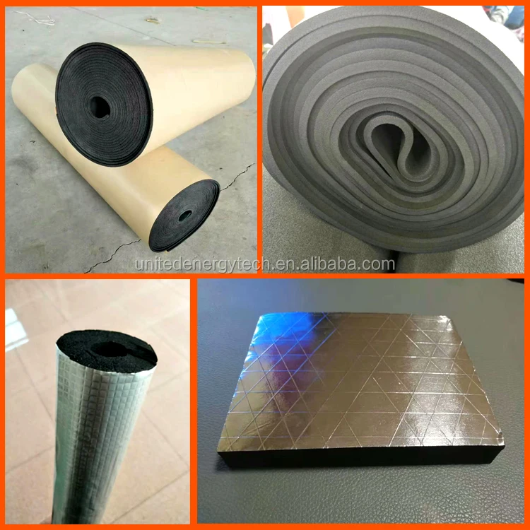 Air Conditioner Rubber Foam Nbr/pvc Flexible Insulation Hose Duct Air ...