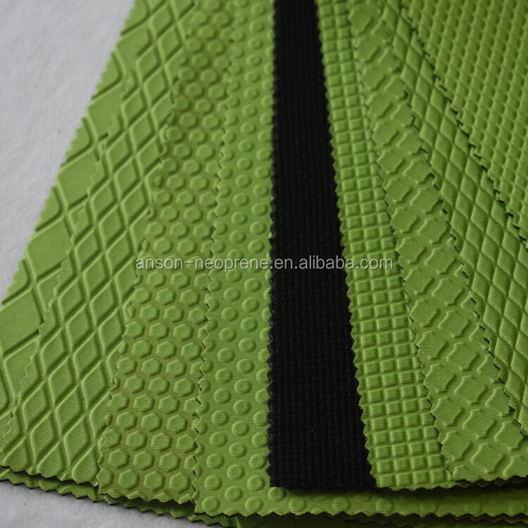 Embossed Neoprene Fabric Sheet Slip Resistance,Embossed After ...