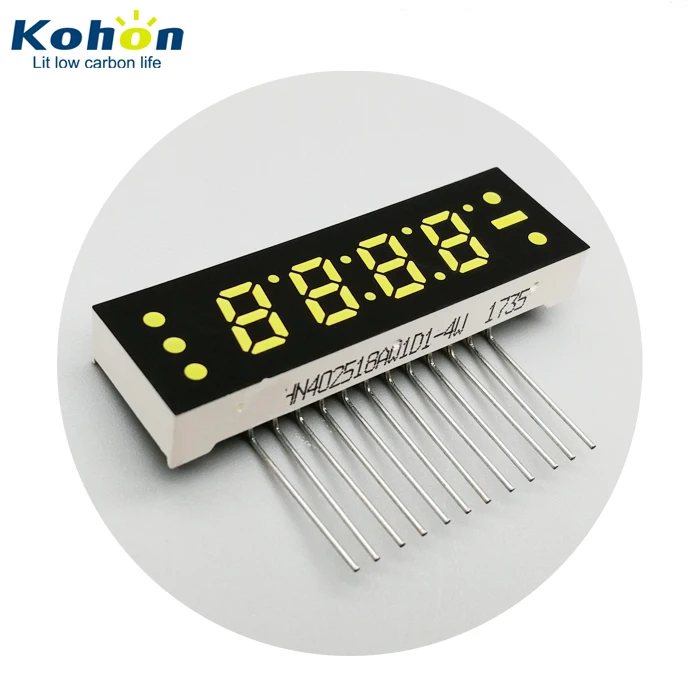 0.25 Inch 3 1/2 Digit Red Small 7 Segment LED Display for Panel Meters