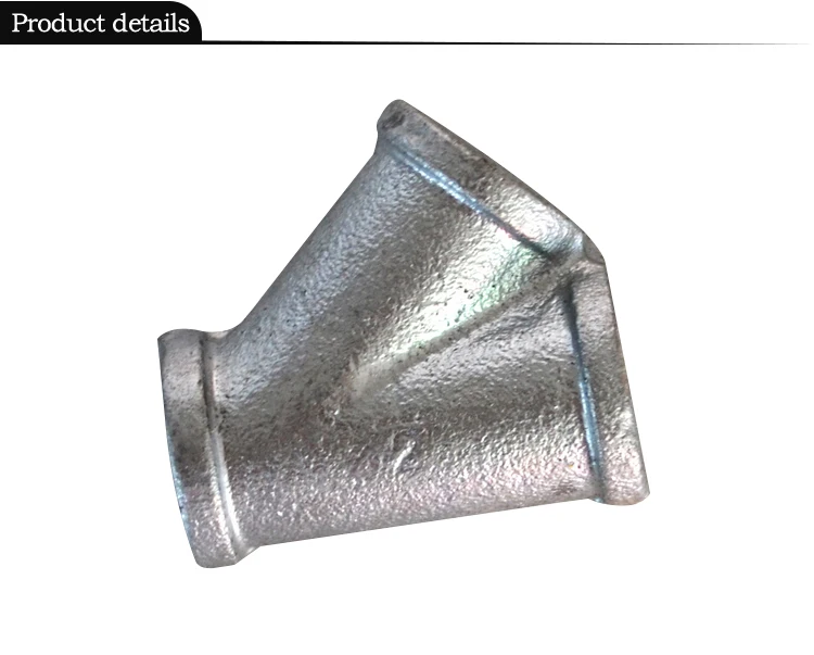 1/2" Y Tee Pipe Fitting 45 Degree Y Branch Pipe Fitting Lateral Tee ...