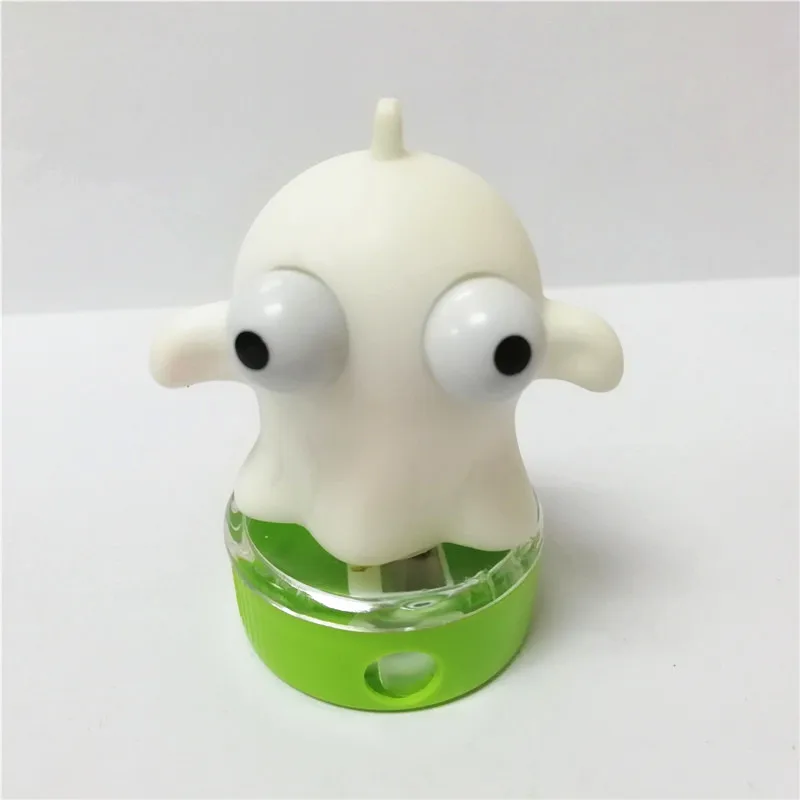 Funny Eyes Popper Ghost Plastic Sharpeners - 3D Pencil Sharpeners