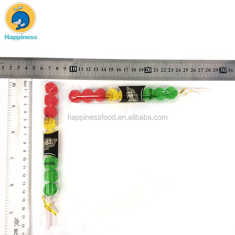 Traffic Light Jelly - Sweet Fruity Gummy Candy Sticks