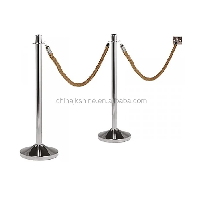 High Quality Used Bollards Standing Queue Rope Stanchions With Red ...