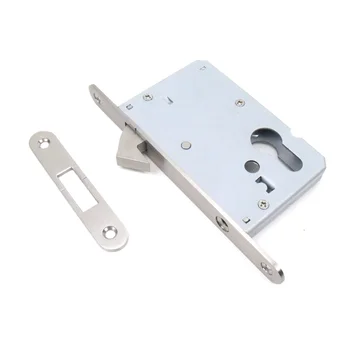 Euro Standard Sliding Door Mortise Hook Bolt Lock Set Stainless Steel ...