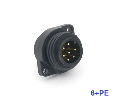 Rd24 Rd30 Ip67 4pin Female Panel Connector 2 Head Panel Waterproof ...