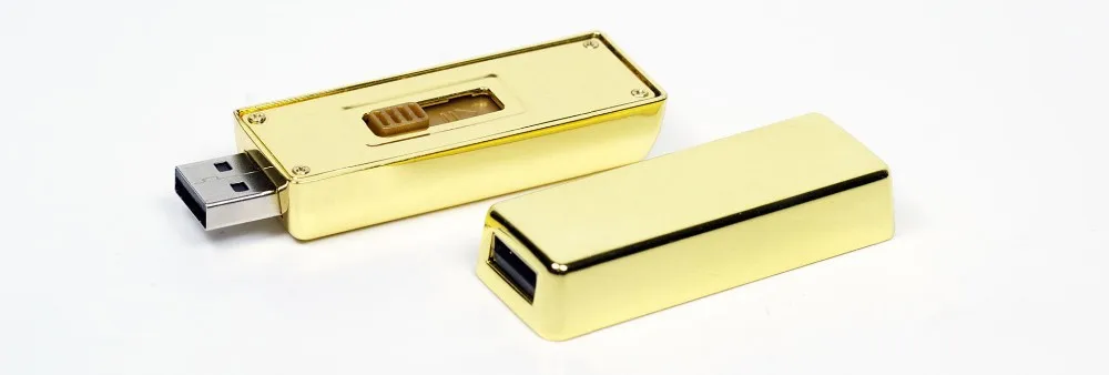 Bulk Gold Bar Metal Logo Printing Usb Flash Drive 2gb 4gb 8gb 16gb ...