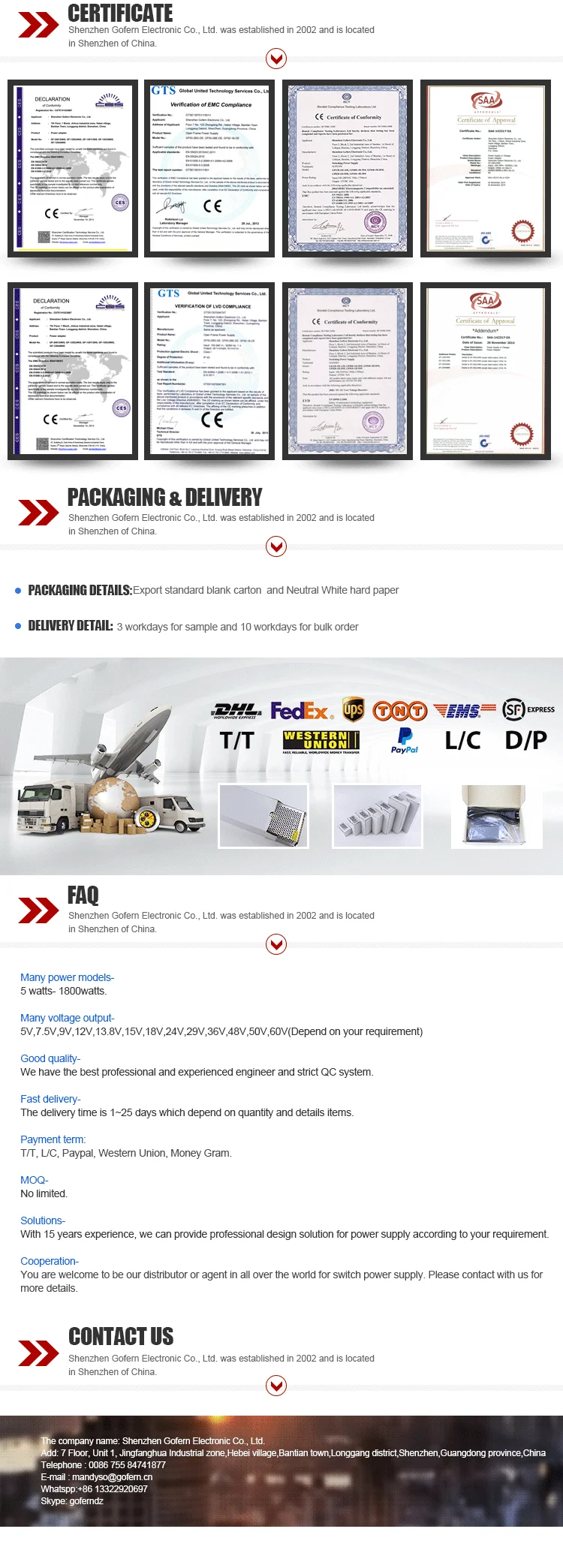 Switching Mode Smps Hs Code Poe Switching Acdc Open Frame 15v 10w 700ma ...