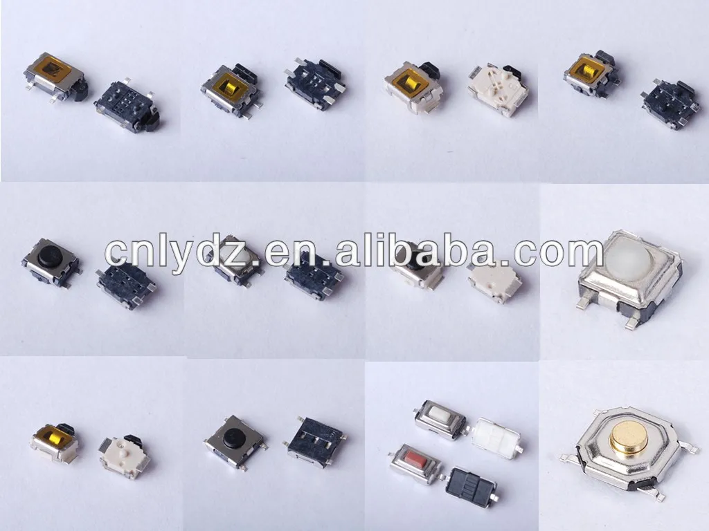 2 Pin Surface Mount Tact Switch/momentary Micro Tactile Tact Push ...