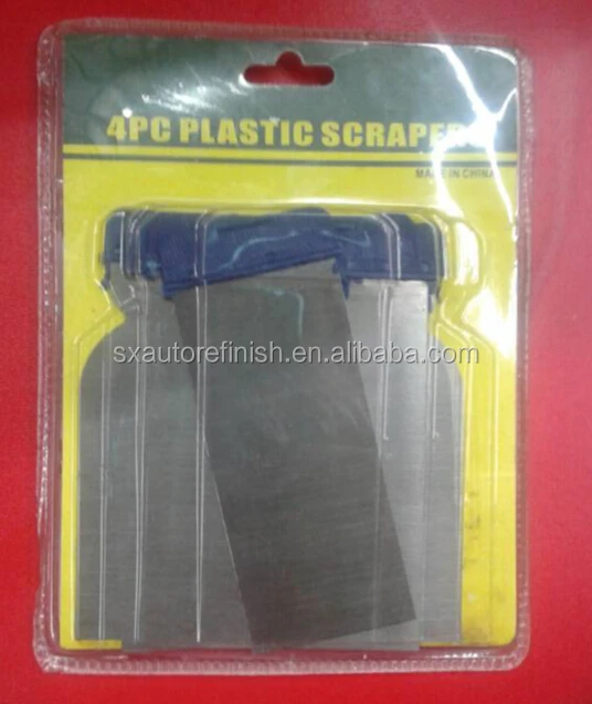 4 Pcs Set Scraper Filling Knives - Flexible Carbon Steel Blades