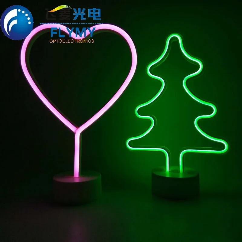Neon Art Decorative Lights Battery Operated Powered Led Cupid Loving ...