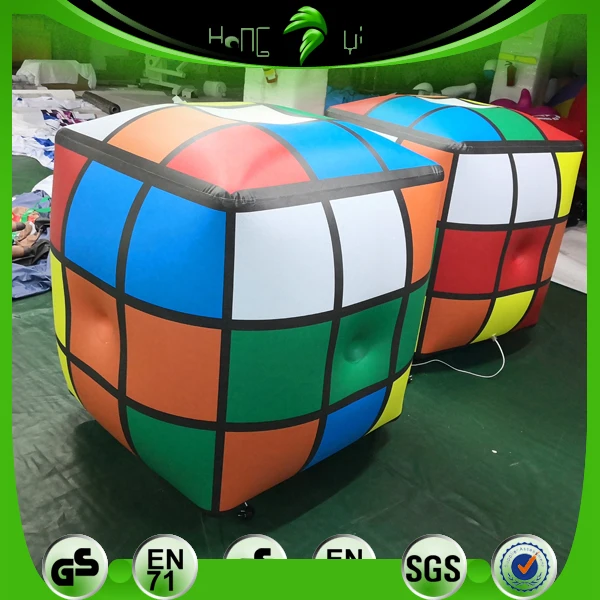 Customized Colorful Inflatable Rubik's Cube Giant Rubik Model - Buy ...