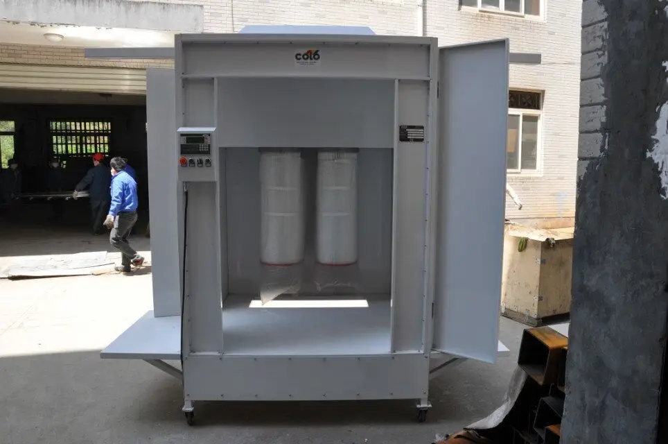 Electrostatic Tunnel Powder Coating Painting Chamber - Buy Spray Booth ...