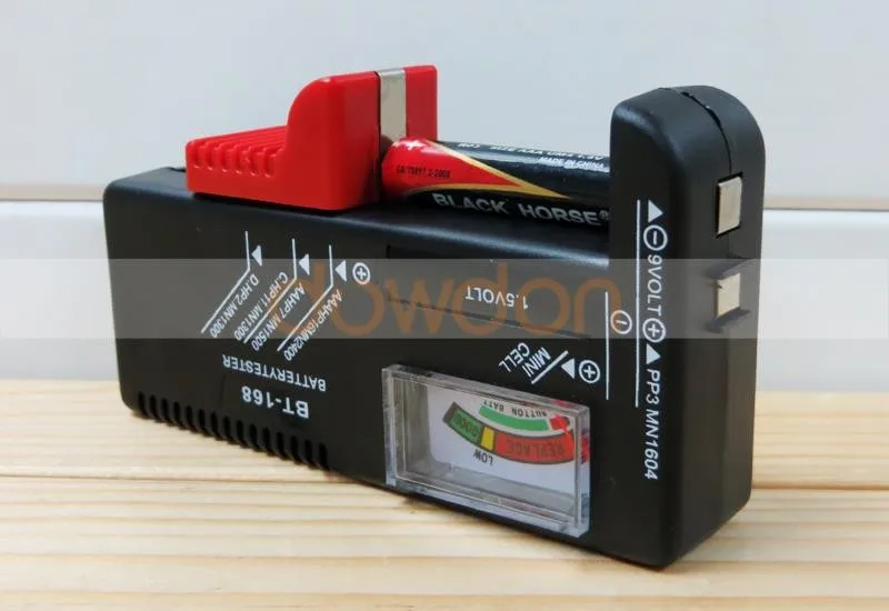 Dry Rechargeable Battery Tester Volt Checker For 9v 1.5v Aa Aaa - Buy ...