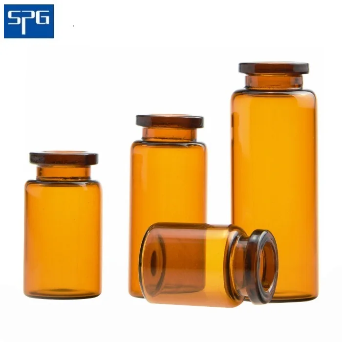 Amber Injection Vials Made Of Low Borosilicate Glass Tubing - Buy ...