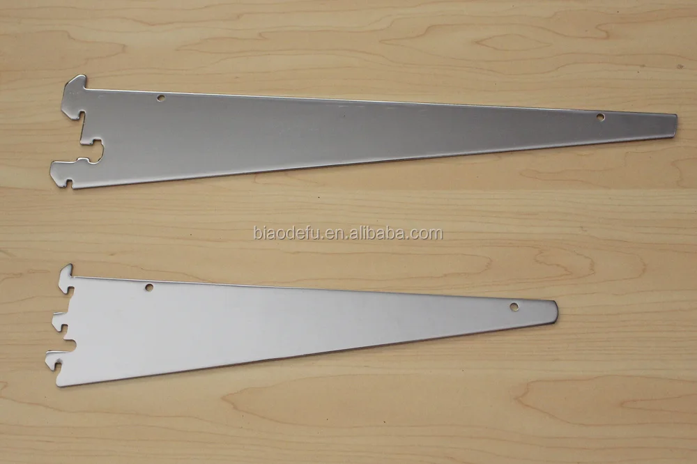 High Quality Slotted Upright Metal Shelf Support/ Metal Shelf Bracket ...