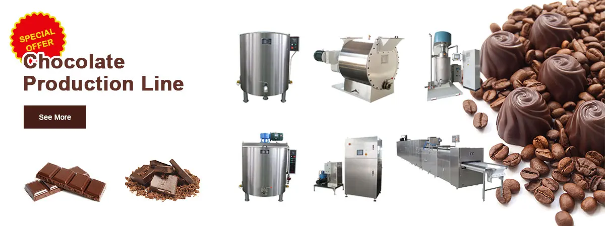 Automatic Chocolate Process Plant Equipment Chocolate Making Machine ...