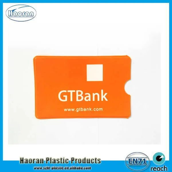 Simple Design PVC Plastic ATM Card Holder - Fashion & Waterproof