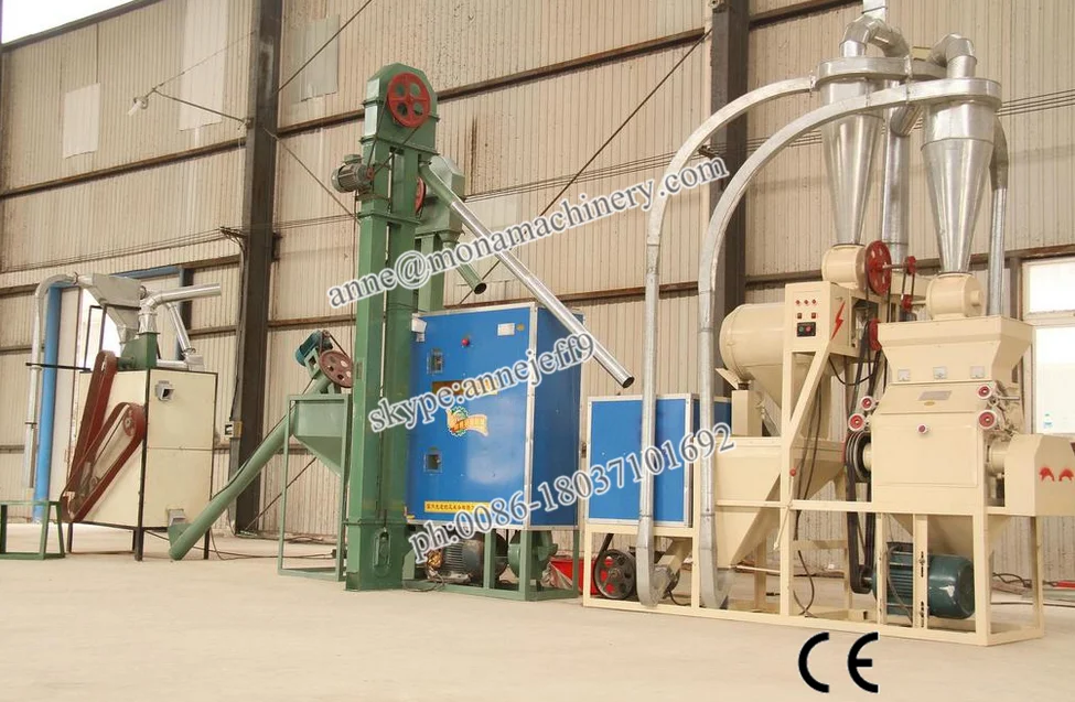 Full Automatic Maize Flour Machine/wheat Flour Mill/maize Milling Plant ...
