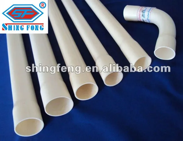 20mm 25mm Nigeria PVC Pipe Conduit for Cable 180 Degree Dignity PVC Pipe
