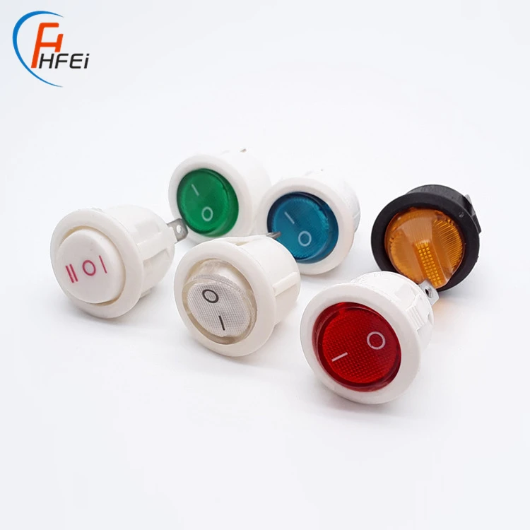 3 Pin 4 Pin Round Rocker Switches - Reliable on-off Solutions