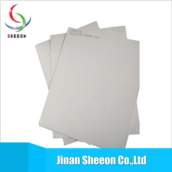Bleached and Unbleached Bamboo Pulp Board - SHEEON Quality