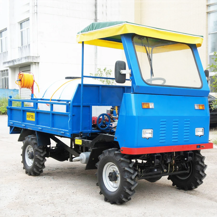 4WD Farm Tractor for Efficient Rice Transport in Paddy Fields