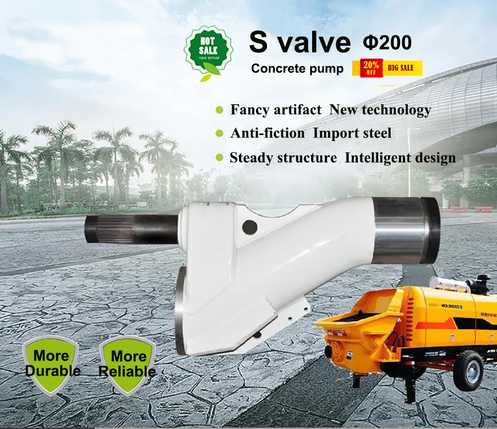 Private Label Concrete Pump Parts Delivery Valve S Valve S Tube S Pipe ...