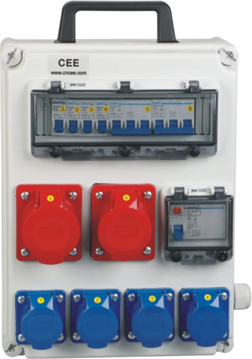 CEE-24 OEM Industrial Multi Plug Sockets Combined Box