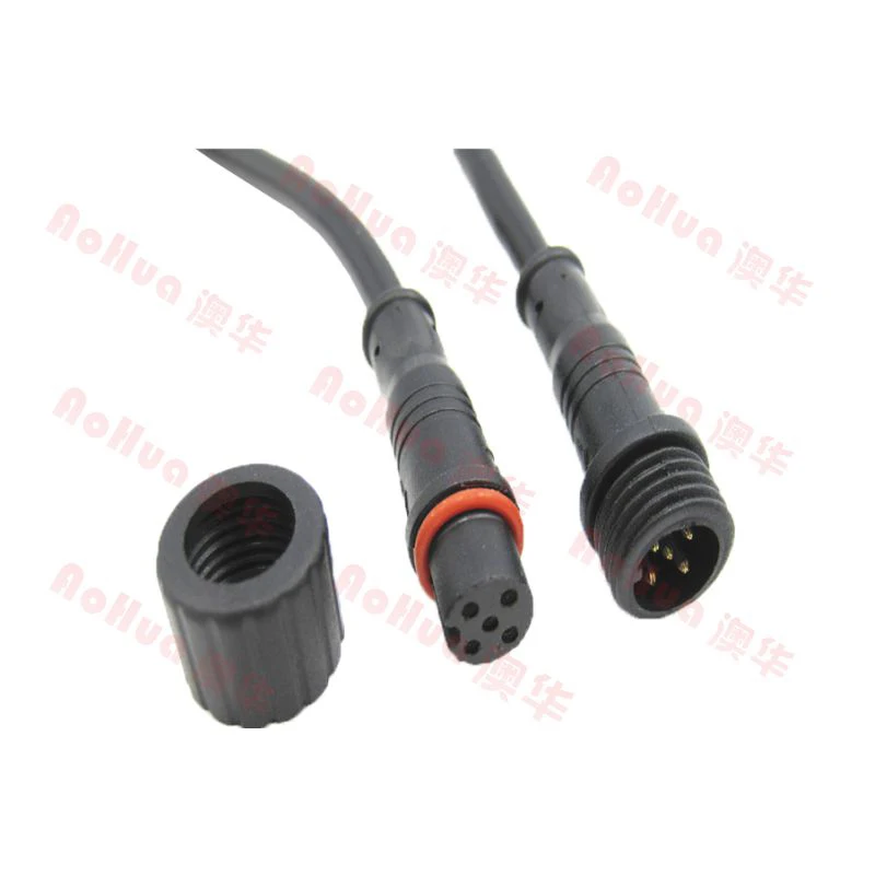 Waterproof M12 Connector 5 Pin Male Female - Buy M12 Connector 5 Pin,5 ...