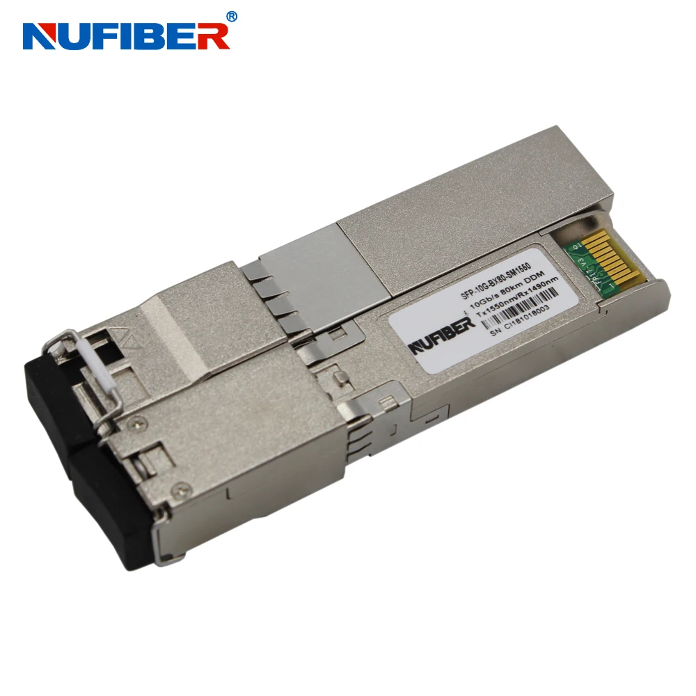 10g 80km Sfp Module 1490nm/1550nm Bidi 10g 80km Lc Compatible With Hp ...