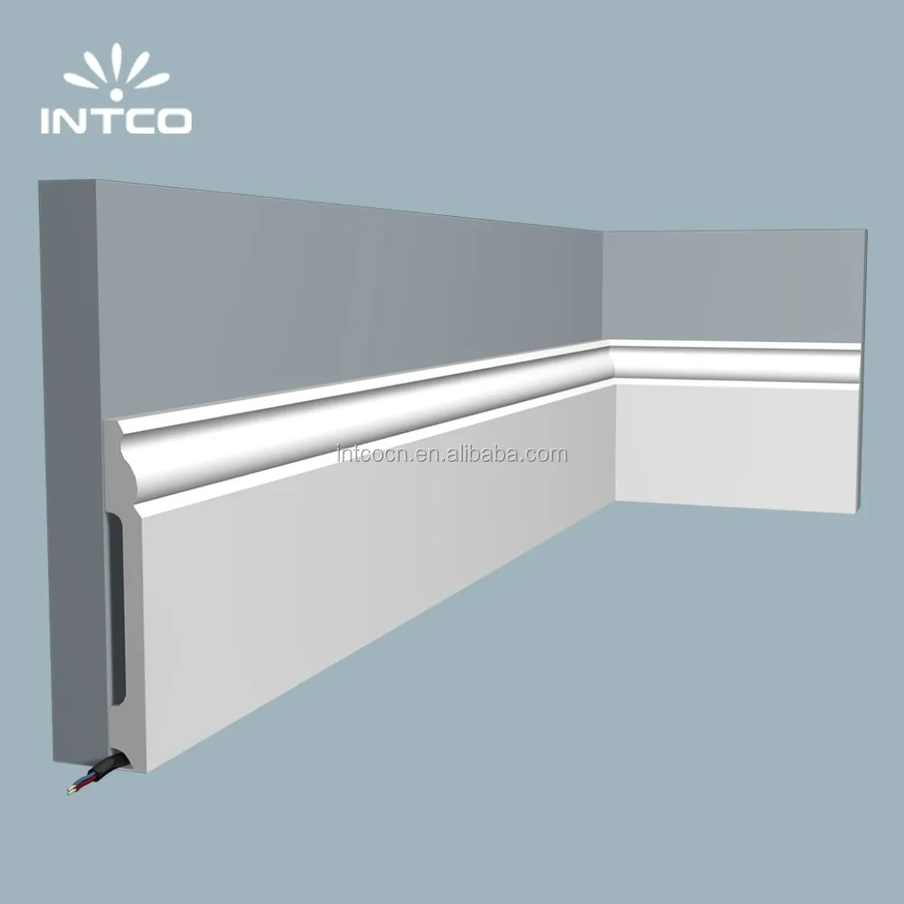 Intco Jx115-w Waterproof Ps Skirting Board Base Board - Buy Skirting ...