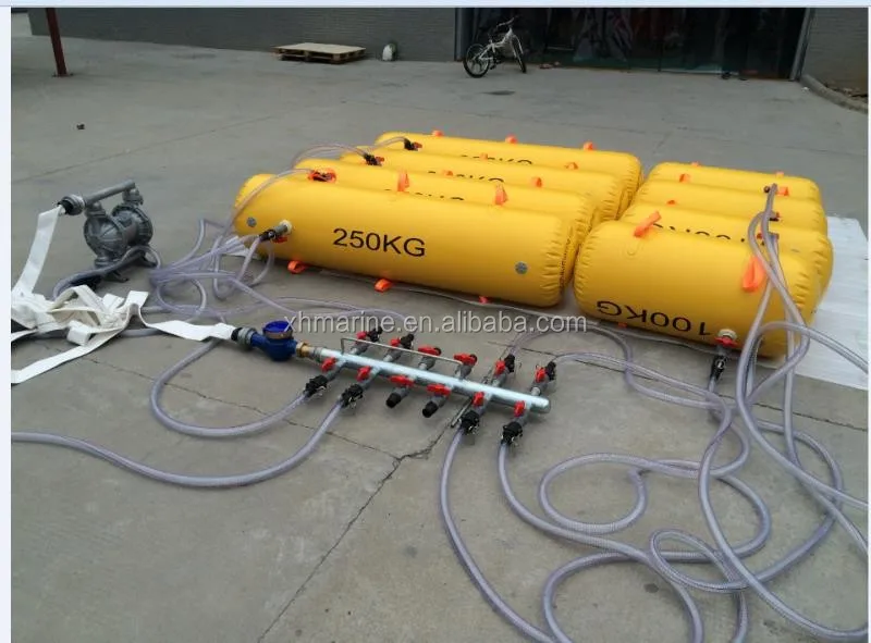 Marine Water Filled Crane Load Test Water Bag - Kran Inspektion