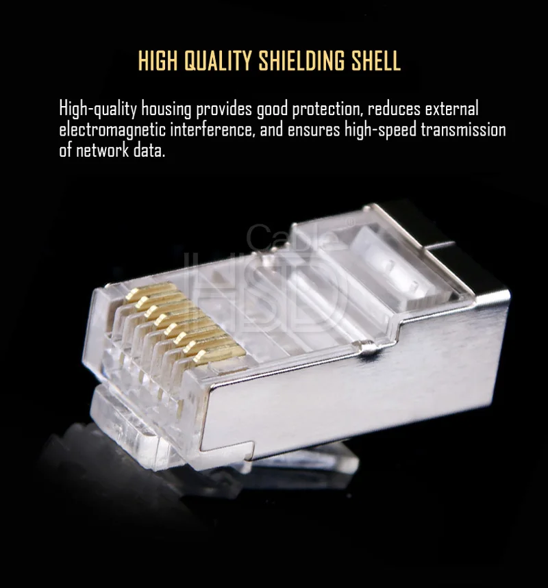 100 Pcs/pack Excel Cat6 Rj45 Ethernet Network Male Female Cat 6 ...