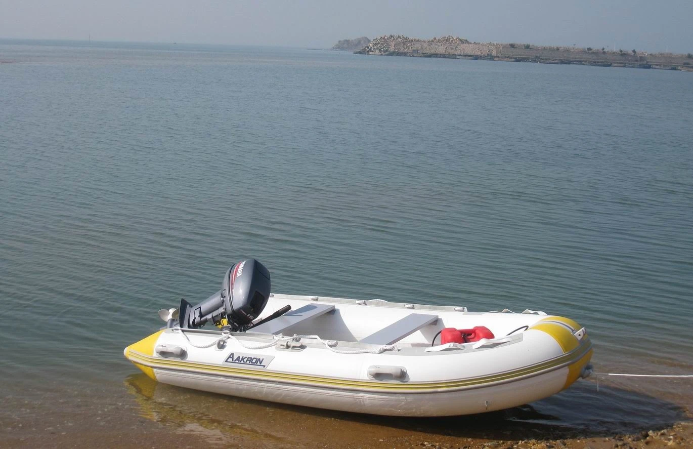 (ce) 1100 Denier 0.9mm Reinforced Pvc 420cm/13'9" Rib Boat With ...
