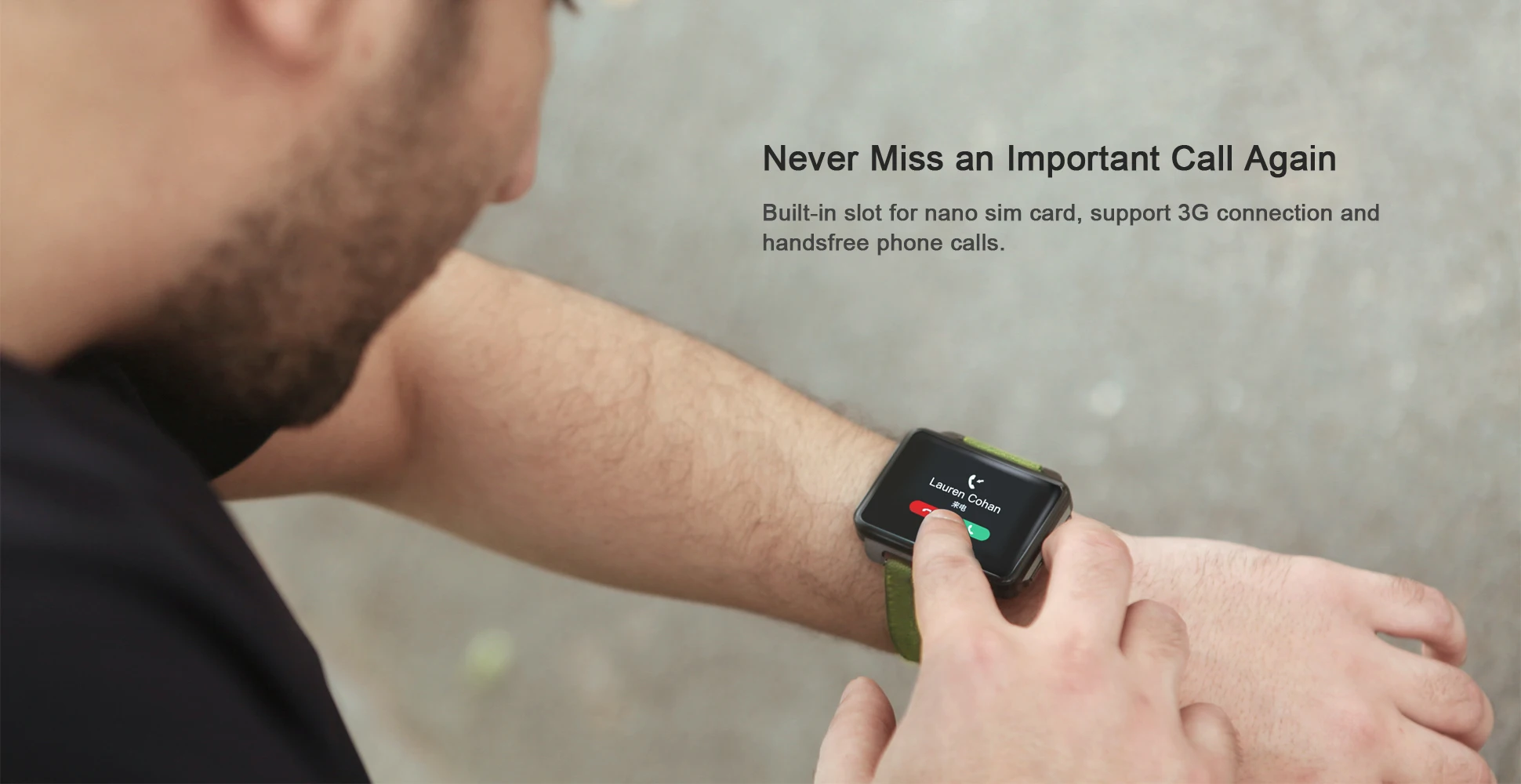 DM99 Smart Watch - 3G, Wifi, GPS, and Quad Core Power