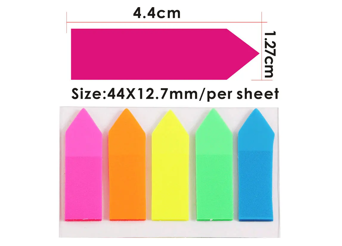 Foska Colorful Adhesive Office Pet Index Marker - Buy Index Marker,Pet ...