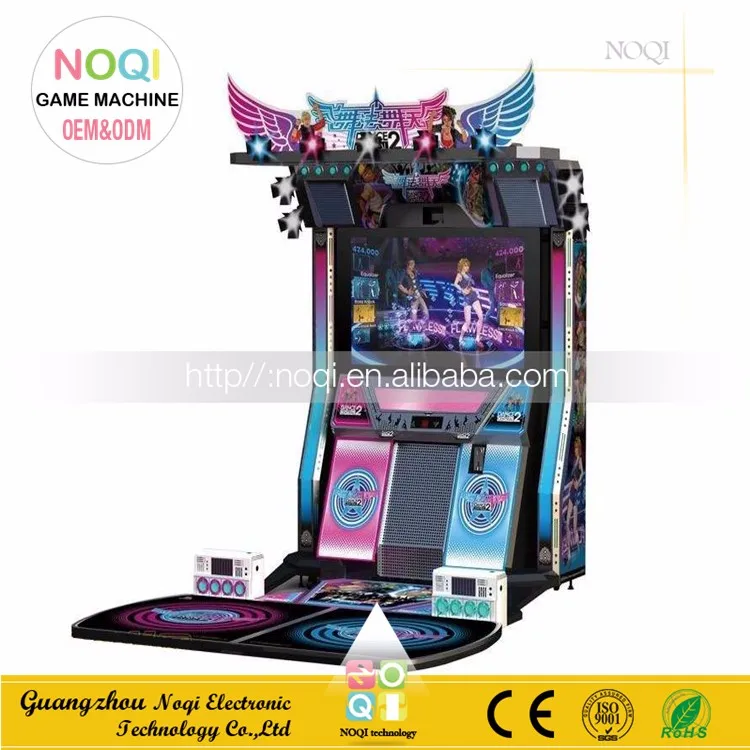 2 Players Dance Arcade Danz Base Dancing Game Machine Made In China ...