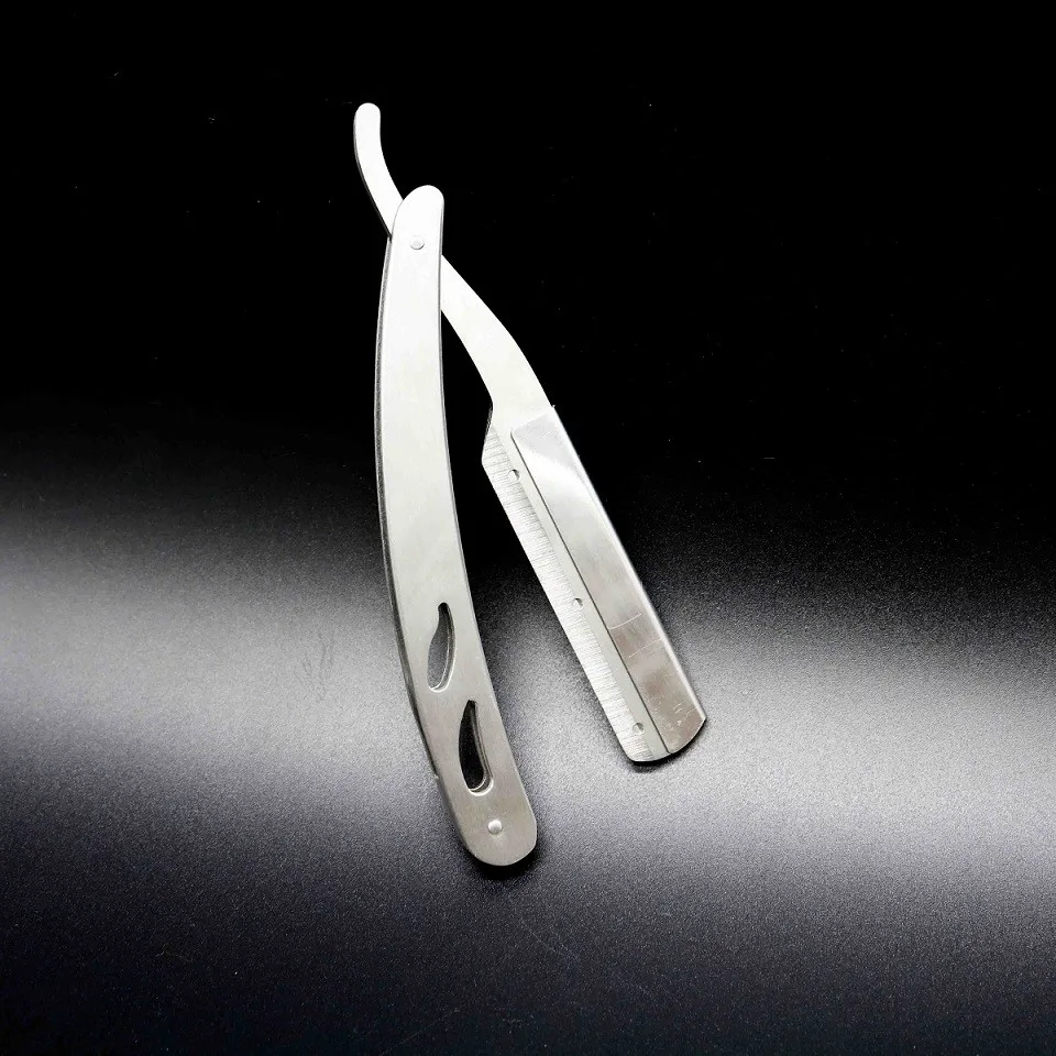 JDK Stainless Steel Cut Throat Razor - Perfect for Barbers