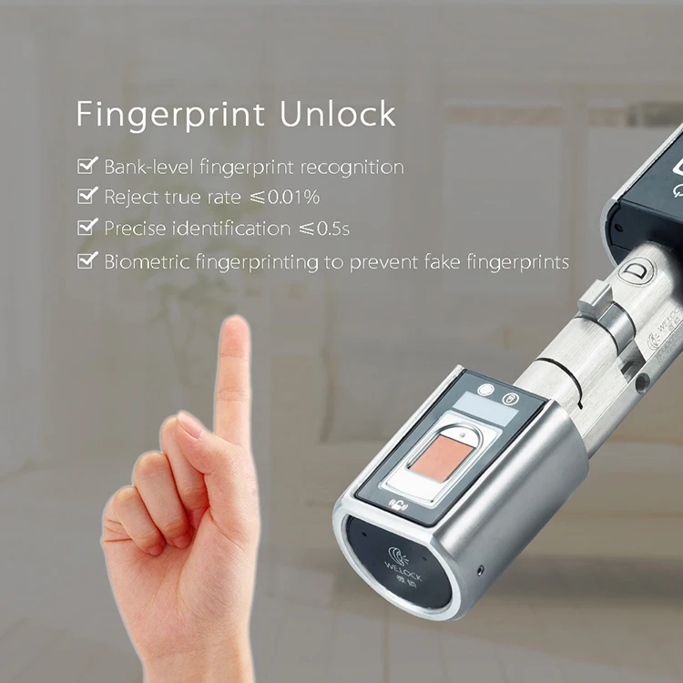 We.lock Automatic Door System Biometric Fingerprint Scanner Door Lock ...