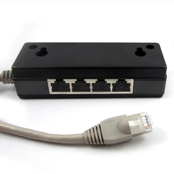 4 Ports Rj45 Splitter Ethernet Coupler Connector - Buy 4 Ports Rj45 ...