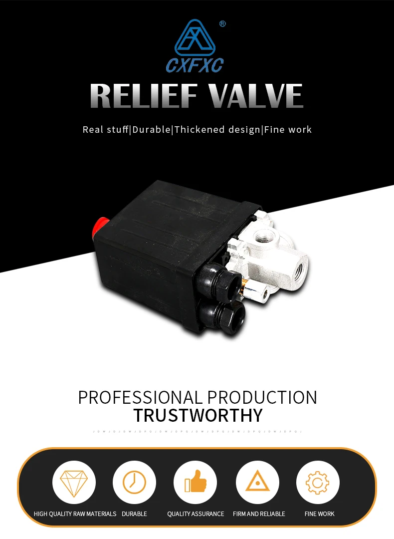 Cxfxc Adjustable Electronic Mechanical Pressure Switch For Air ...