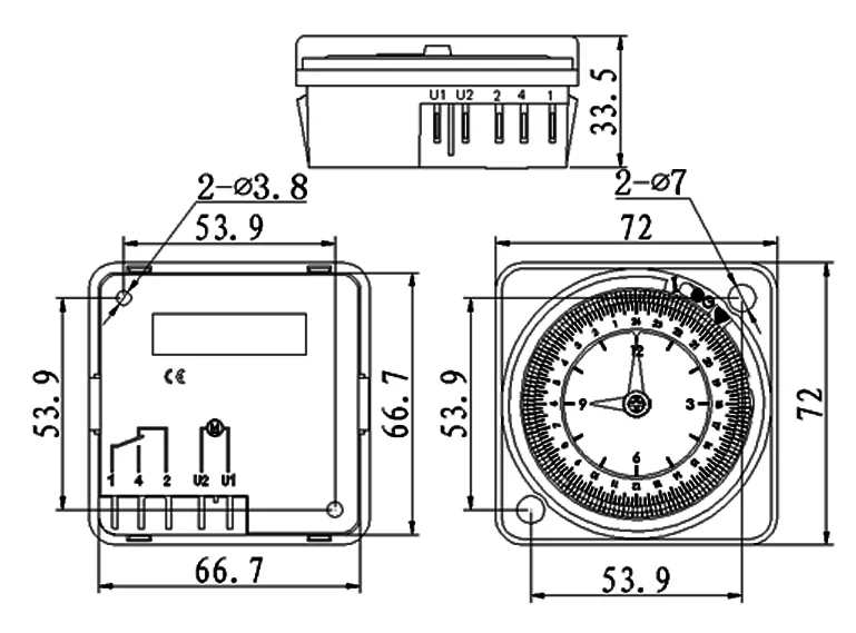 Multi-channel Digital Wall Timer Switch Manual Timer Switch 230v - Buy ...